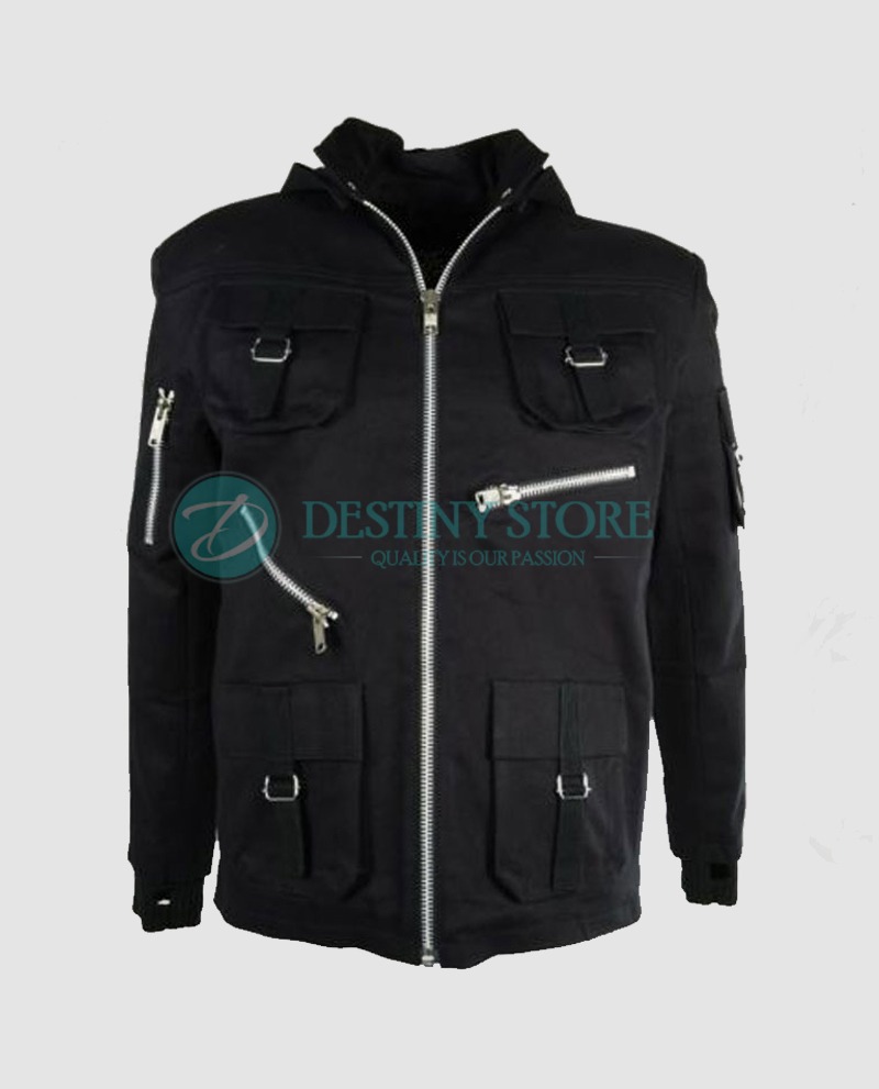 Men's Emo Black Gothic Punk Jacket